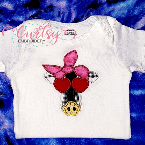 Heifer Cow Sunglasses Applique – Curtsy Embroidery